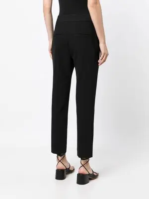 Veronica Beard Renzo Slim-fit Cropped Trousers - Black