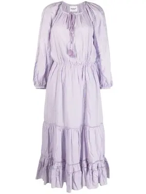 MARANT ETOILE Latifa Flared Midi Dress