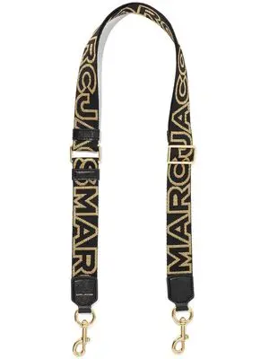 Marc Jacobs The Thin Strap' Logo-motif Strap - Black