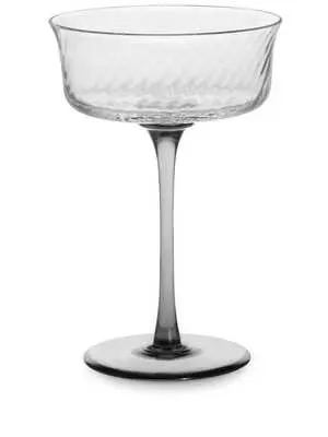 Dolce & Gabbana Hand-blown Murano Champagne Coupe - White