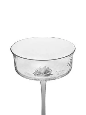 Dolce & Gabbana Hand-blown Murano Champagne Coupe - White