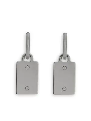 Dolce & Gabbana Logo-tag Drop Earrings