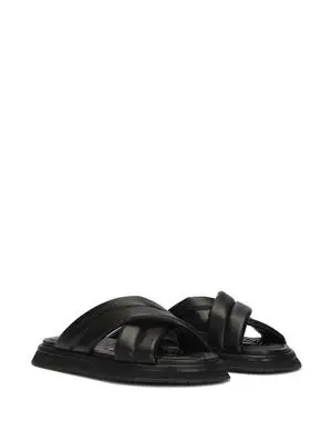 Dolce & Gabbana Crossover-strap Flat Sandals