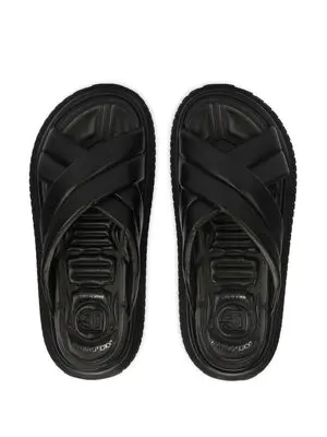 Dolce & Gabbana Crossover-strap Flat Sandals