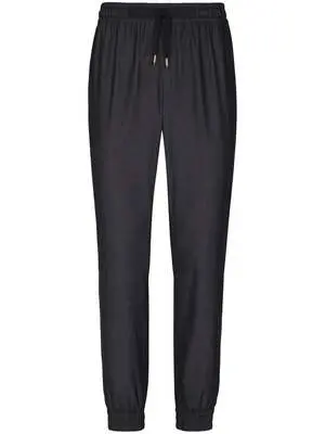 Dolce & Gabbana Virgin Wool Track Pants - Black