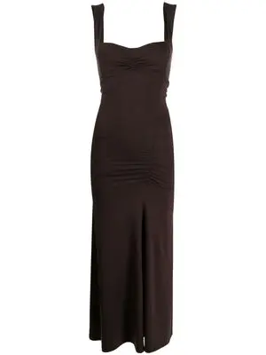 REFORMATION Suvi Ruched Midi Dress