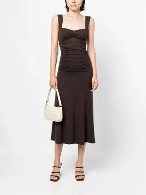 REFORMATION Suvi Ruched Midi Dress