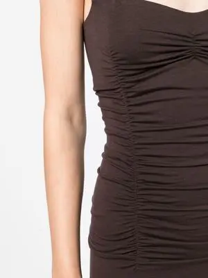 REFORMATION Suvi Ruched Midi Dress