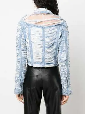 DIESEL® De-slimmy-fsc Denim Cropped Jacket