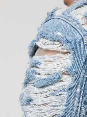 DIESEL® De-slimmy-fsc Denim Cropped Jacket