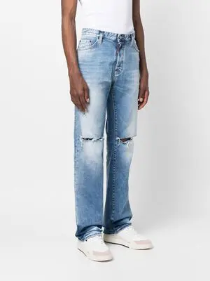 Dsquared2 Straight-leg Ripped Jeans