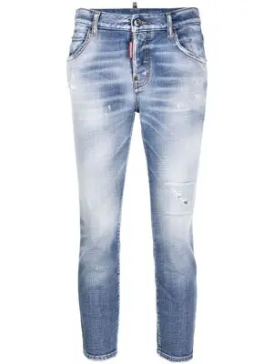 Dsquared2 Distressed-effect Cropped Jeans