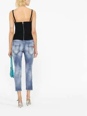 Dsquared2 Distressed-effect Cropped Jeans