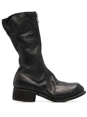 Guidi Front-zip 45mm Leather Boots
