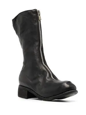 Guidi Front-zip 45mm Leather Boots