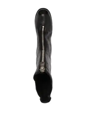 Guidi Front-zip 45mm Leather Boots