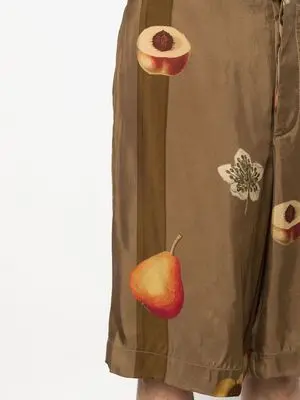 UMA WANG Fruit-print Shorts