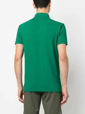 Polo Ralph Lauren Embroidered-logo Detail Polo Shirt - Green