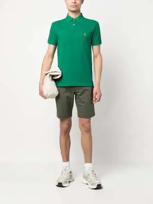 Polo Ralph Lauren Off-centre Fastening Chino Shorts - Green