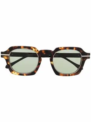 Matsuda Tortoiseshell-frame Sunglasses - Brown