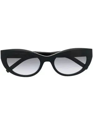 Saint Laurent Cat-eye Frame Sunglasses - Black