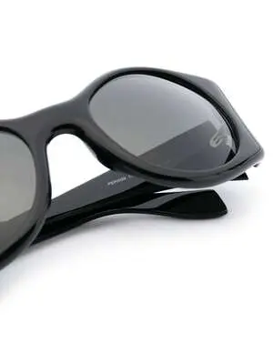 Palm Angels Tennis Round-frame Sunglasses - Black