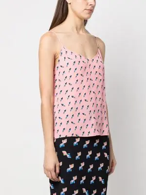 Diane Von Furstenberg Graphic-print Top