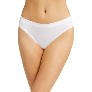 Wacoal Understated Cotton Blend Bikini - White