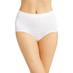 Wacoal Understated Cotton Blend Briefs - White
