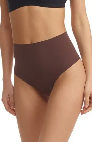 Commando Classic High Rise Thong - Mocha
