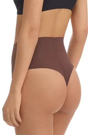 Commando Classic High Rise Thong - Mocha
