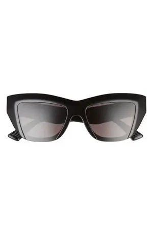 Bottega Veneta 52mm Rectangular Sunglasses