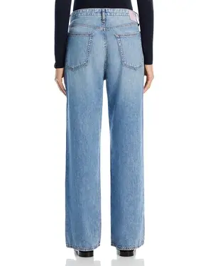 Rag & Bone Logan Featherweight High-rise Wide-leg Jeans