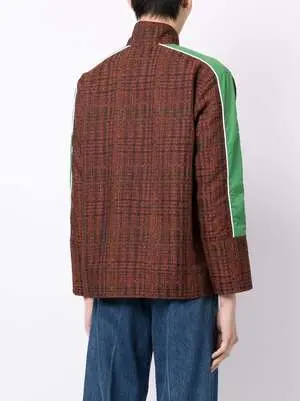 Ahluwalia Check-pattern Zip-up Jacket