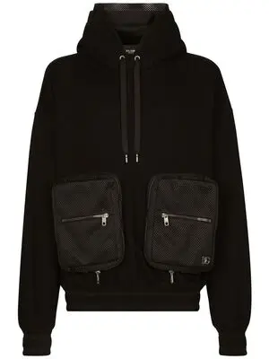 Dolce & Gabbana Pouch-pocket Hooded Jacket