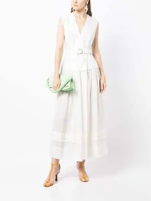 Acler Miller Belted Sleeveless Midi Dress