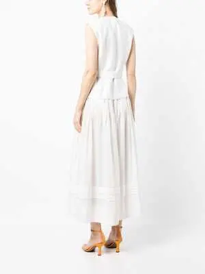 Acler Miller Belted Sleeveless Midi Dress