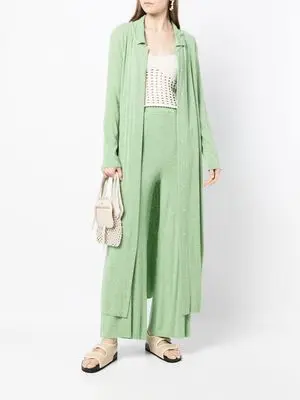 BAMBAH Knitted Long Dress And Trousers Set