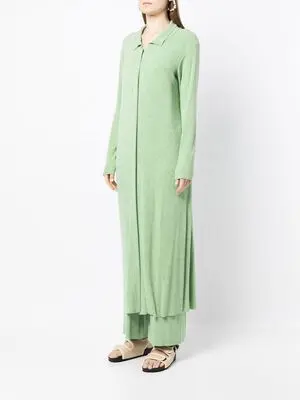 BAMBAH Knitted Long Dress And Trousers Set