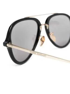 Isabel Marant Pilot Round-frame Sunglasses