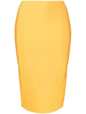 HERVE L. LEROUX Bandage Pencil Skirt - Yellow