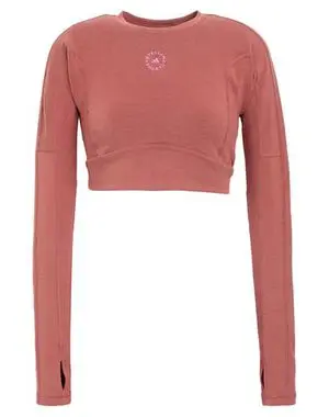 Adidas By Stella McCartney Long Sleeve Cropped Top - Red
