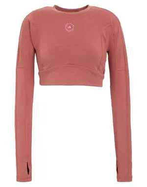 Adidas By Stella McCartney Long Sleeve Cropped Top - Red