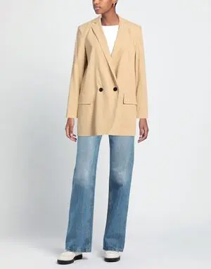 Theory Double-breasted Blazer - Sand