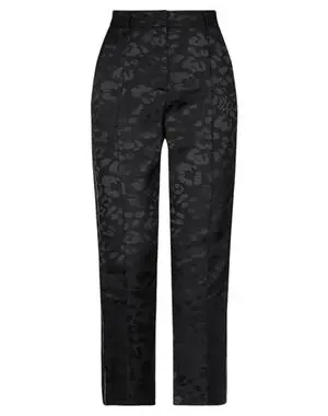 8PM Leopard-print Straight-leg Pants - Black
