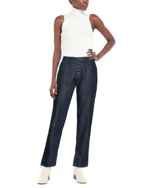 ALESSIA SANTI Cotton And Lyocell Straight-leg Jeans