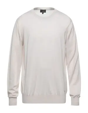 Emporio Armani Lime Virgin Wool Sweater - Ivory