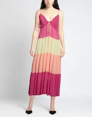 SIMONA CORSELLINI Flared Maxi Dress