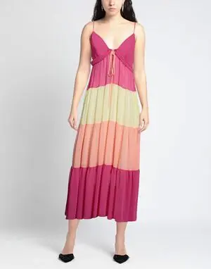 SIMONA CORSELLINI Flared Maxi Dress