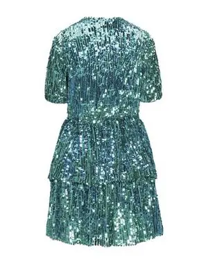 ANIYE BY Mini Sequined Tulle Dress - Turquoise